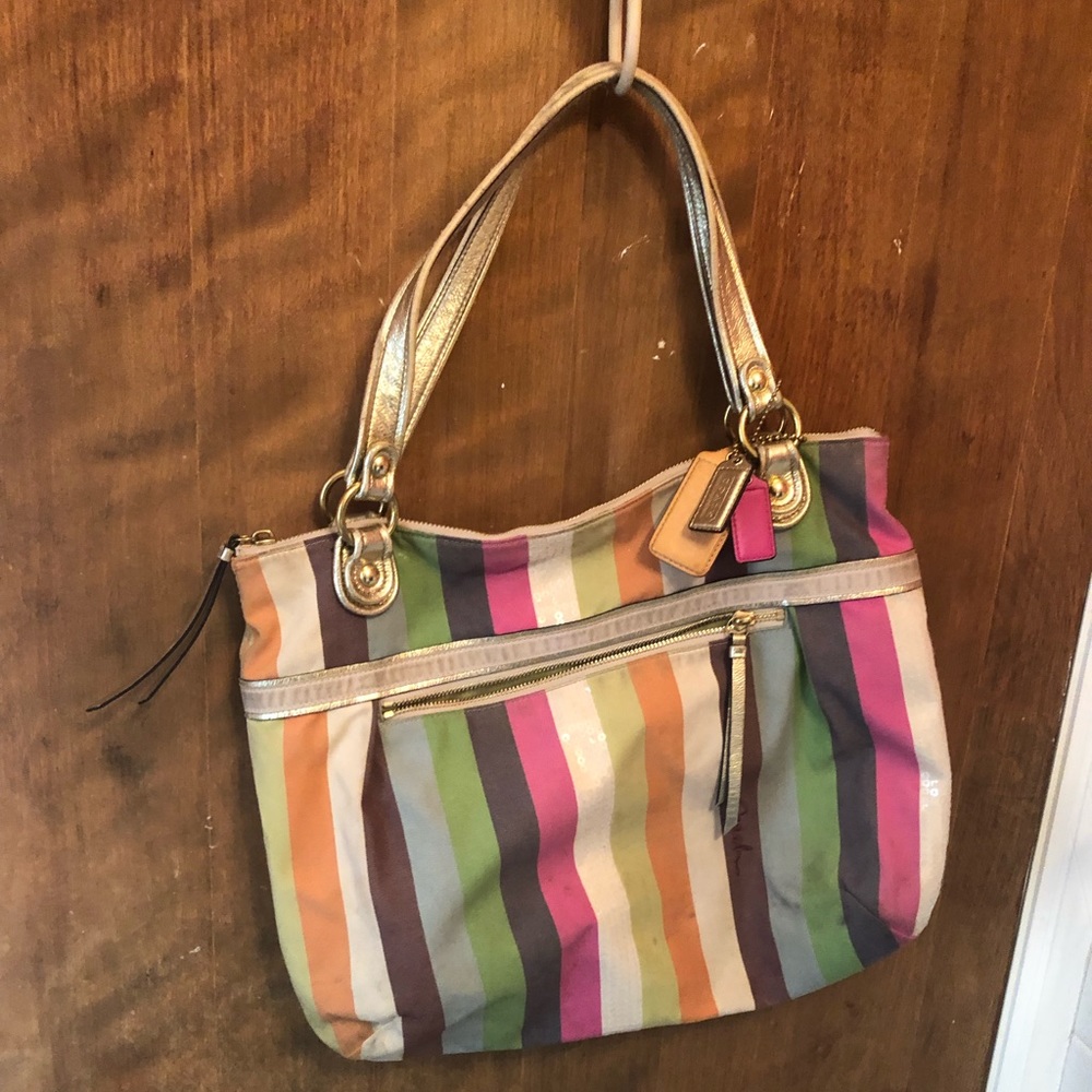 Coach Bag Rainbow Of Colors - Gem